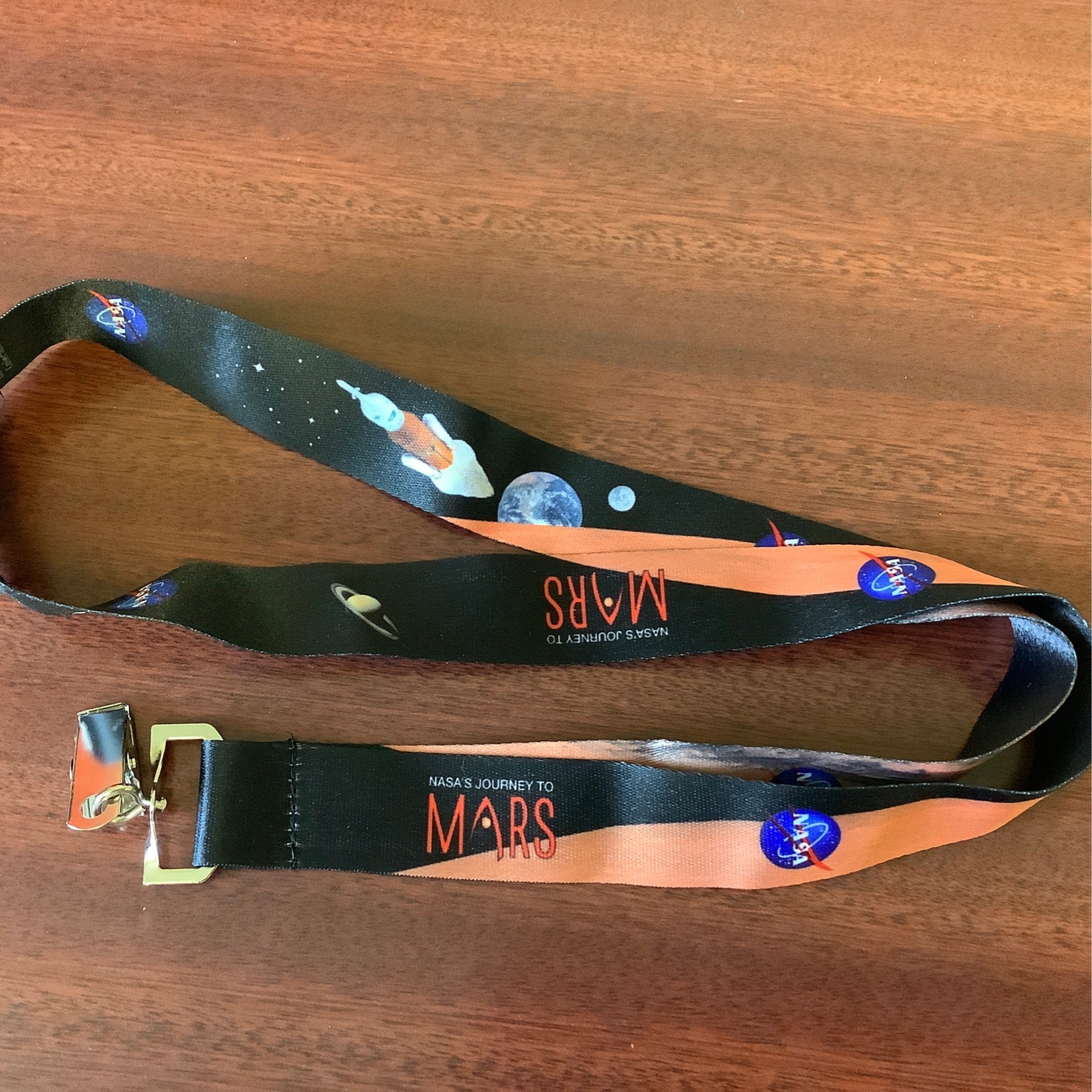 Nasa Badge Lanyard