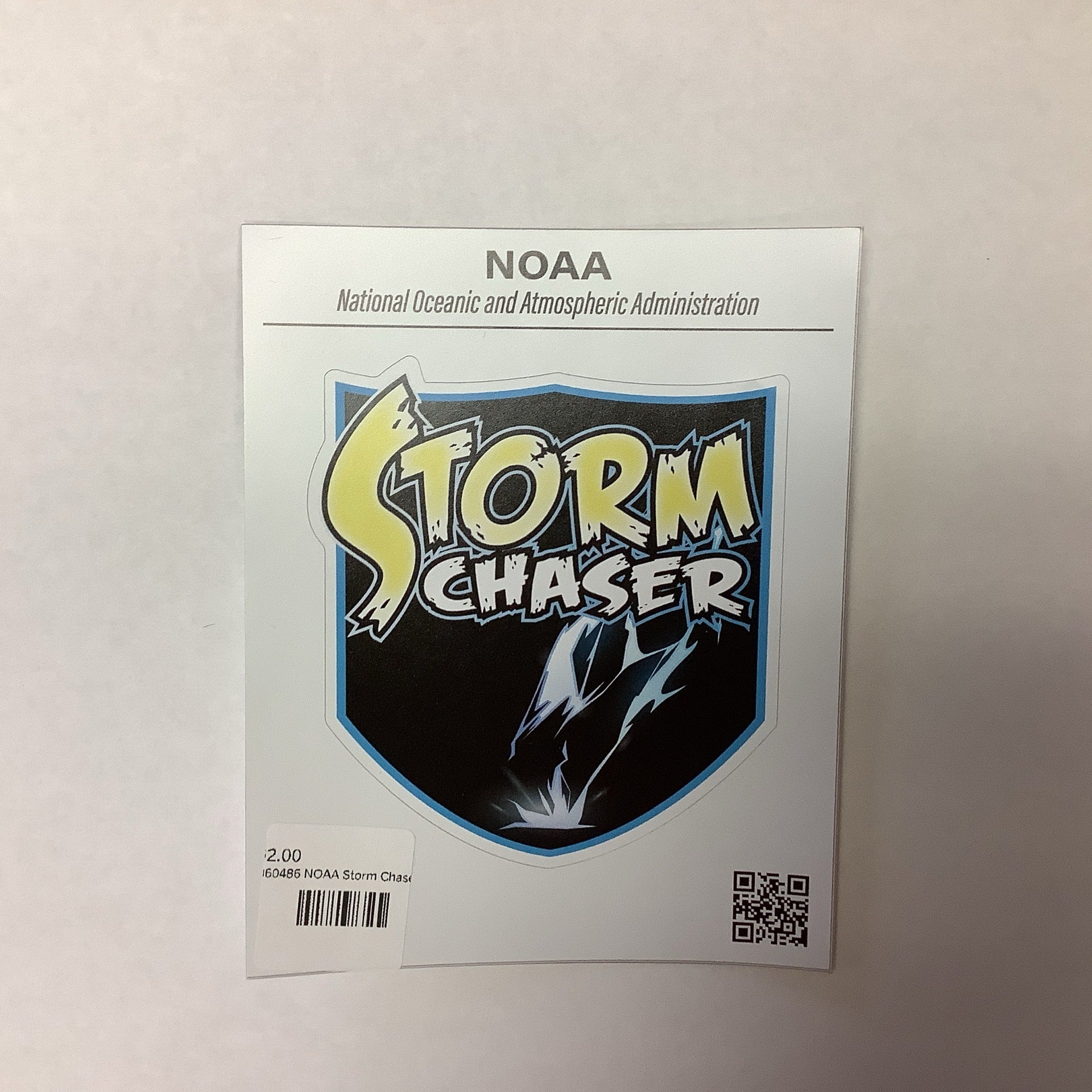 060486 NOAA Storm Chaser Sticker | NASA Wallops Flight Facility