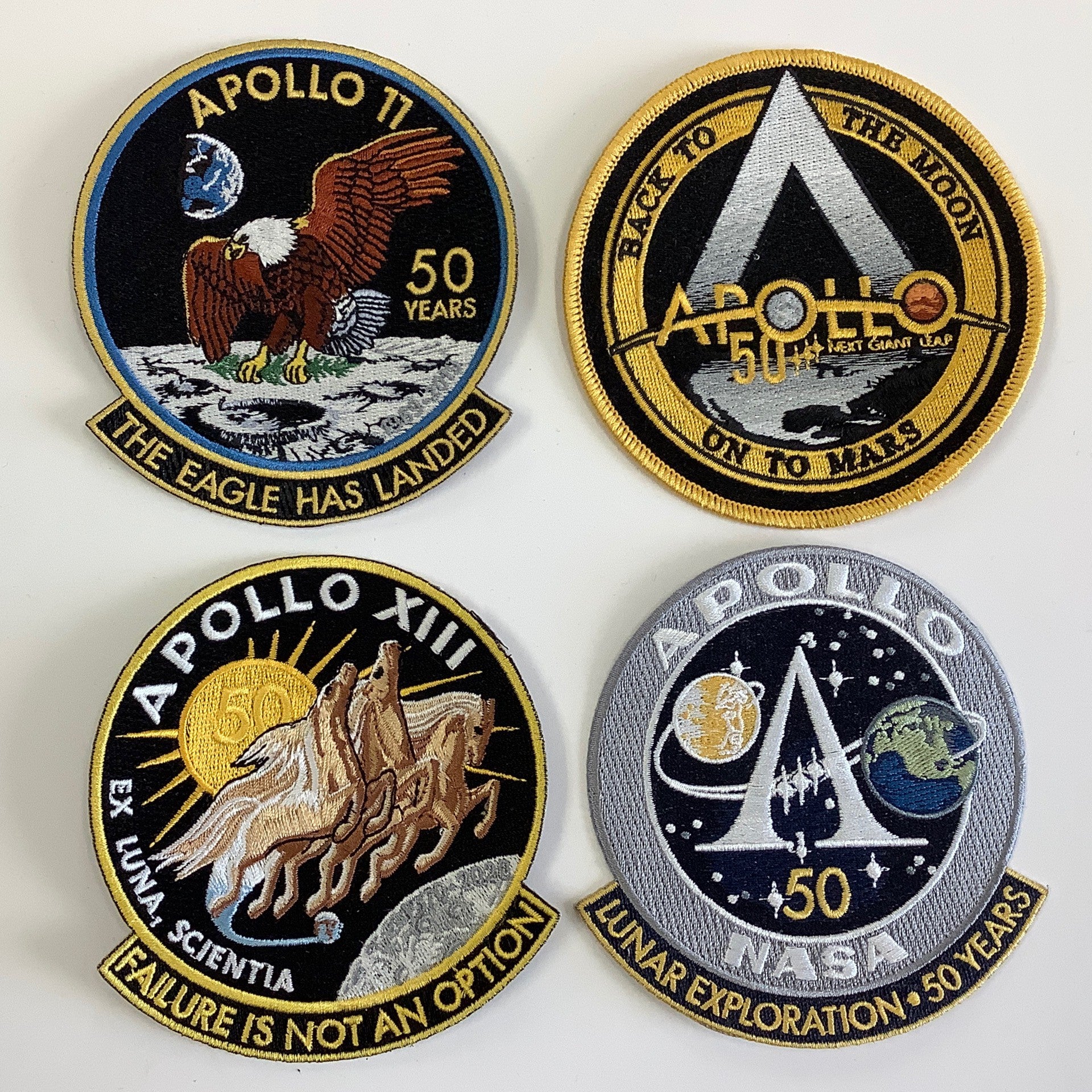 Apollo Nasa Badges