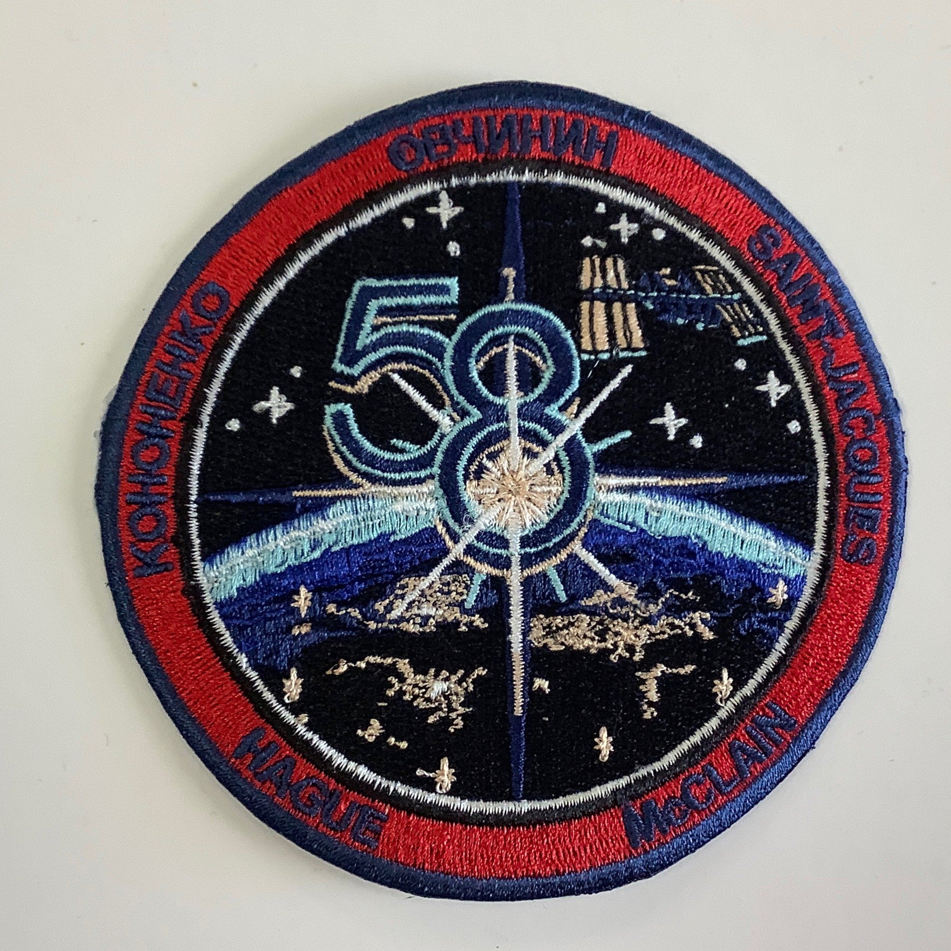 060777 Expedition 58 Patch | NASA Wallops Flight Facility